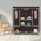 Ktaxon 67" Clothes Closet Portable Wardrobe Clothes Storage Rack 12 ...