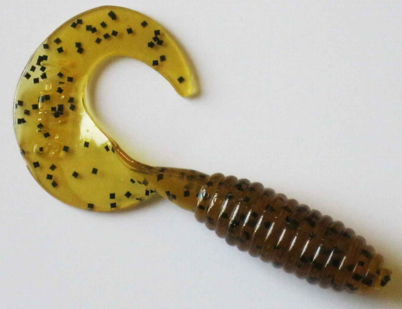 Kalin 5G10-695 Lunker Grub; 5" Pumpkin Salt & Pepper, 10/Pack - 5G10 ...