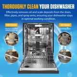 Bastion, Dishwasher Cleaner And Deodorizer, 24 Pack Tablets, Descaler ...