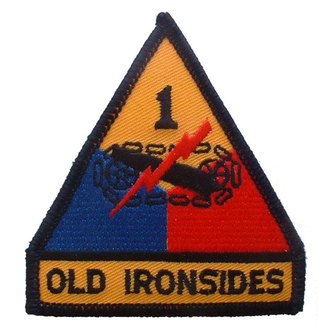 U.S. Army 1st Armored Division Patch Black & Yellow 3" - Walmart.com ...