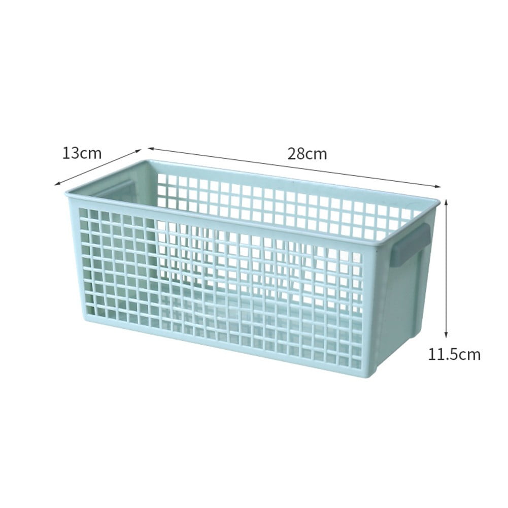 Fule Desktop Storage Basket Snack Storage Hollow Rectangular Storage ...