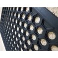 Evideco Outdoor Mat Harold Railing Rubber Rug 24x16 Inch Black ...