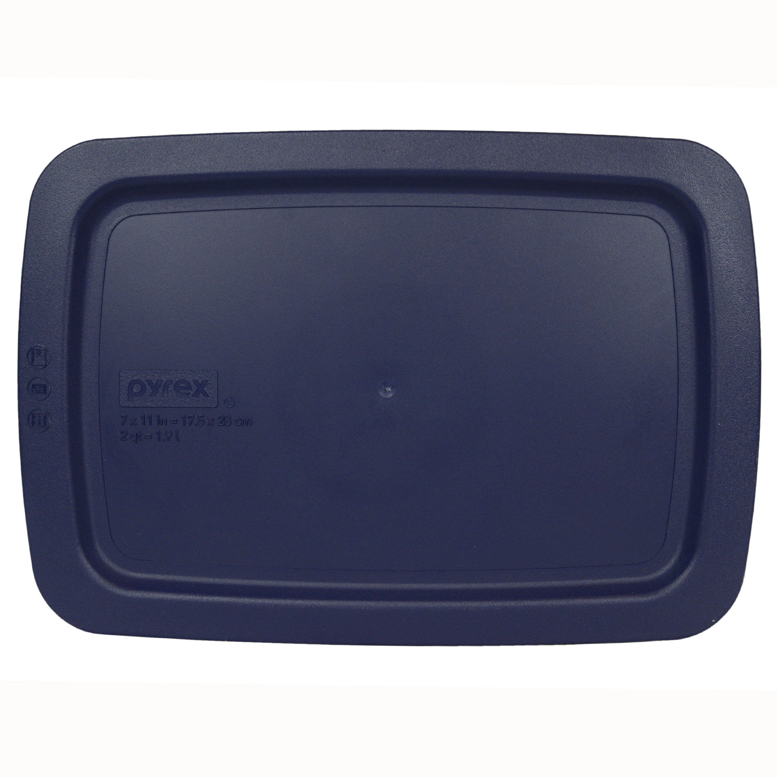 Pyrex C-232-PC Blue 2-Quart Plastic Rectangle Food Storage Replacement ...