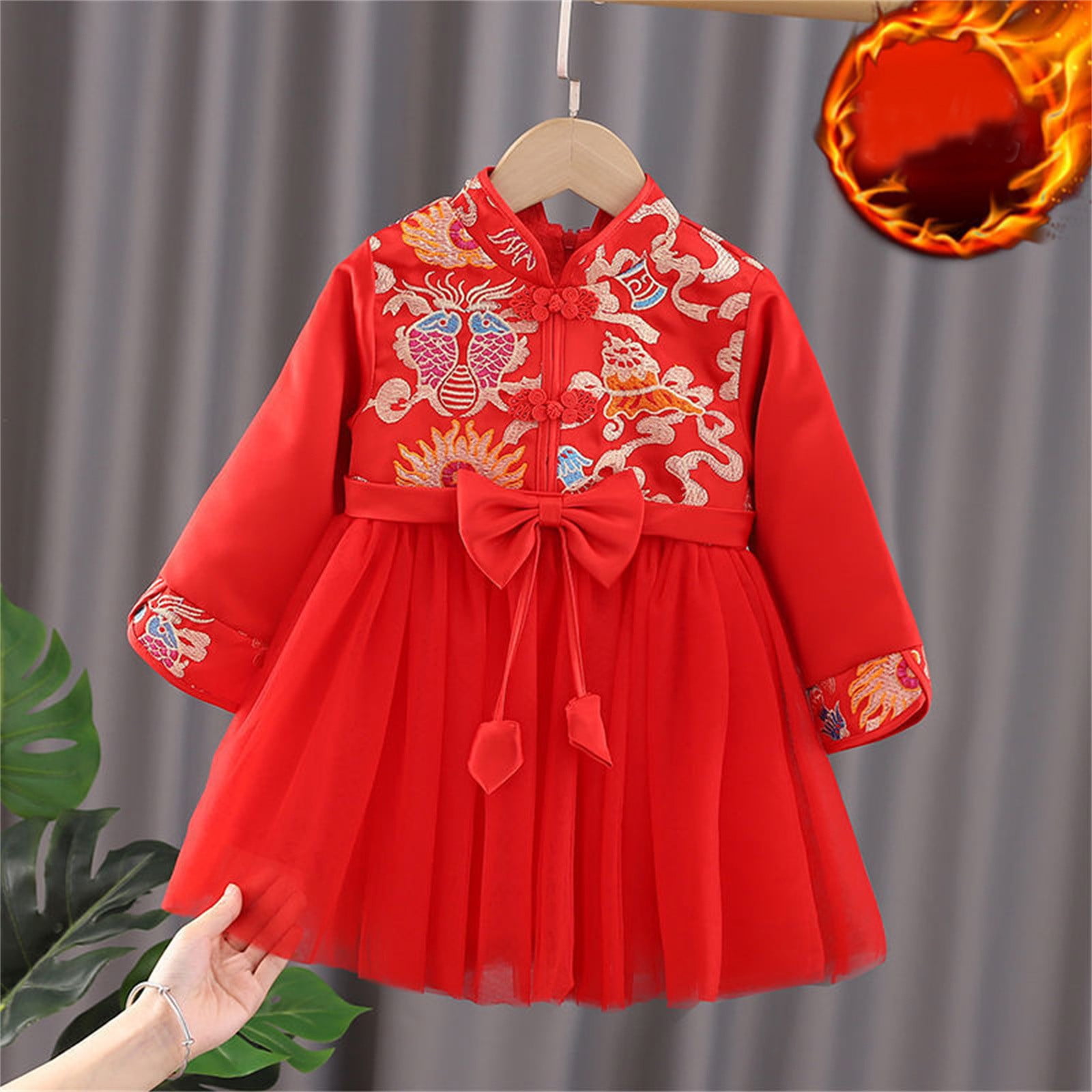 Click here for Sunyunnn Girls Dresses For Toddlers - Cozy Lined E... prices
