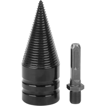 Firewood Drill Bit Wood Splitter, 42mm Heavy Duty Carbon Steel Wood ...