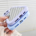 Candy Color Wavy Border Transparent Shockproof Phone Case for iPhone 14 ...