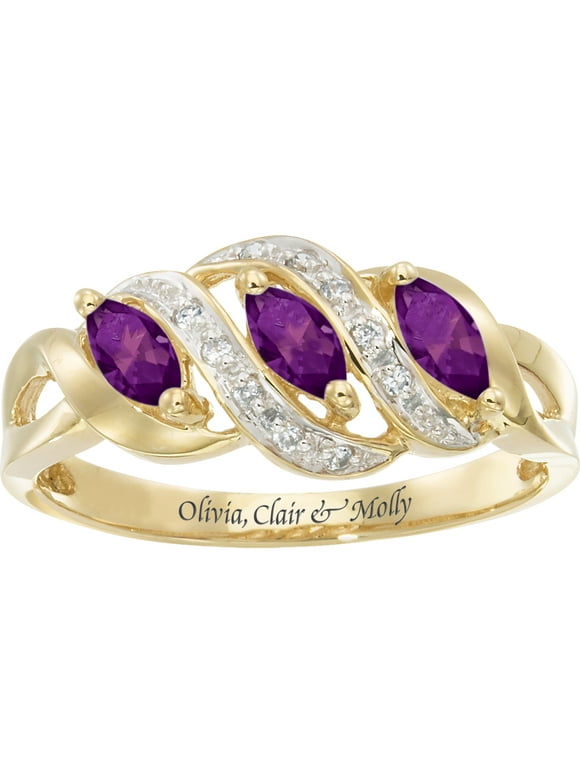 Girls' Birthstone Rings