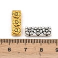1Box 100Pcs 2 Colors Tibetan Style Alloy Multi-Strand Links Spacer Bar ...