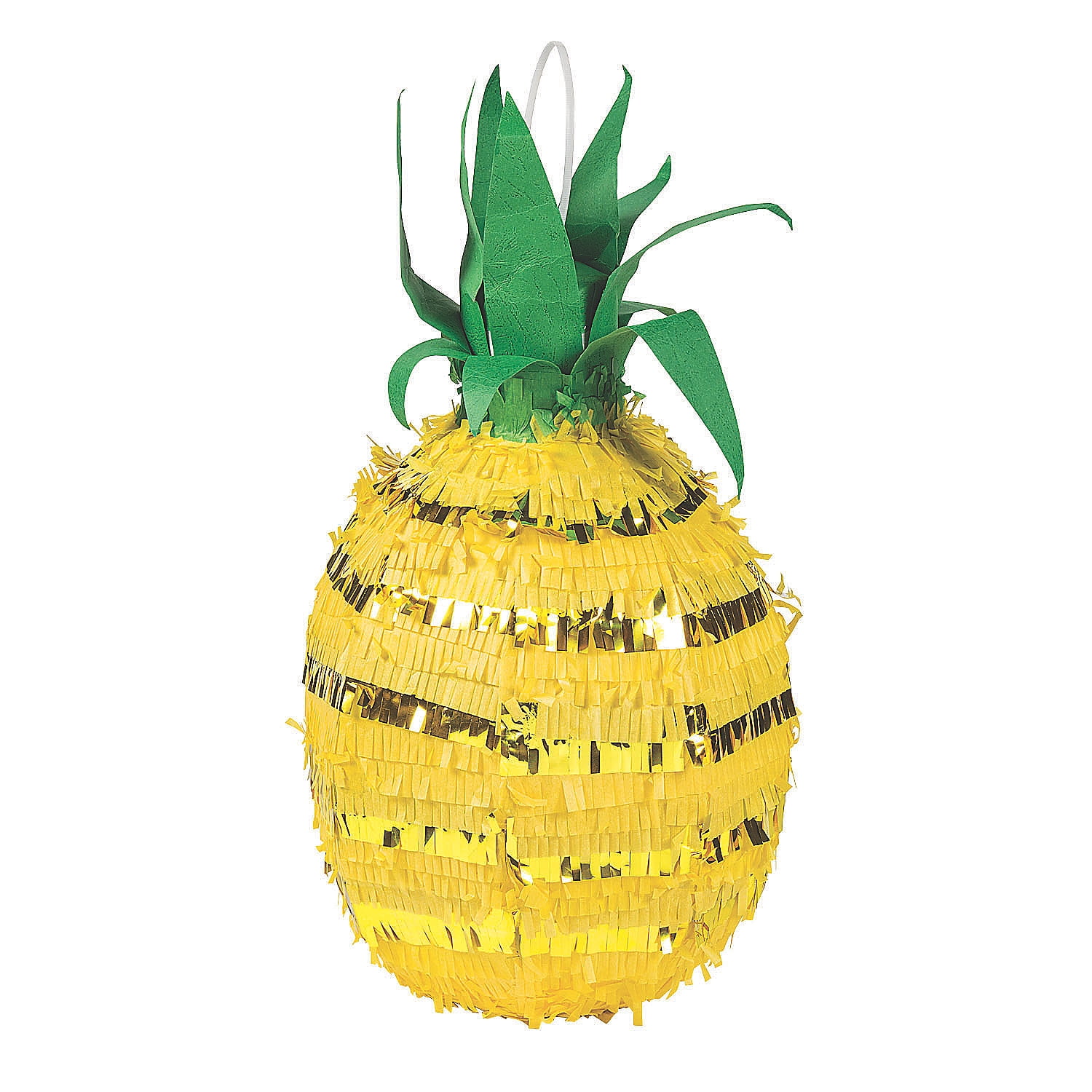 Gold Foil Pineapple Pinata - Party Decor - 1 Piece - Walmart.com