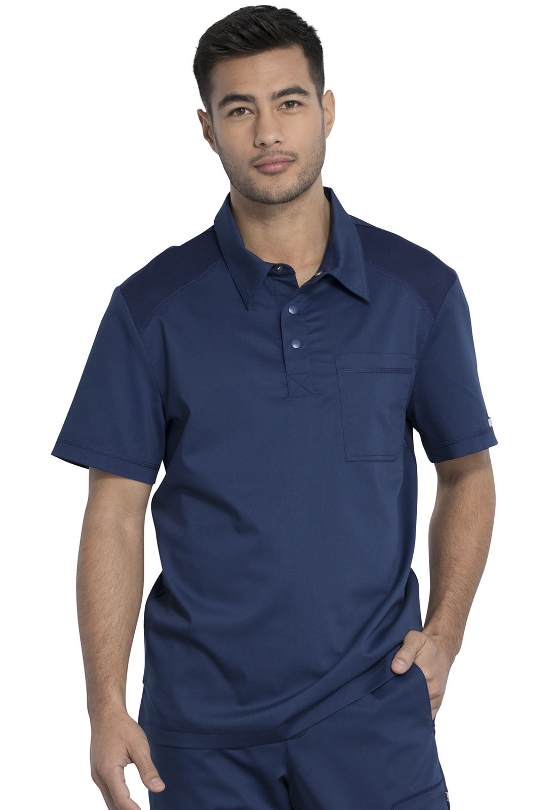 Cherokee Workwear Revolution Men Scrubs Top Polo WW615 - Walmart.com