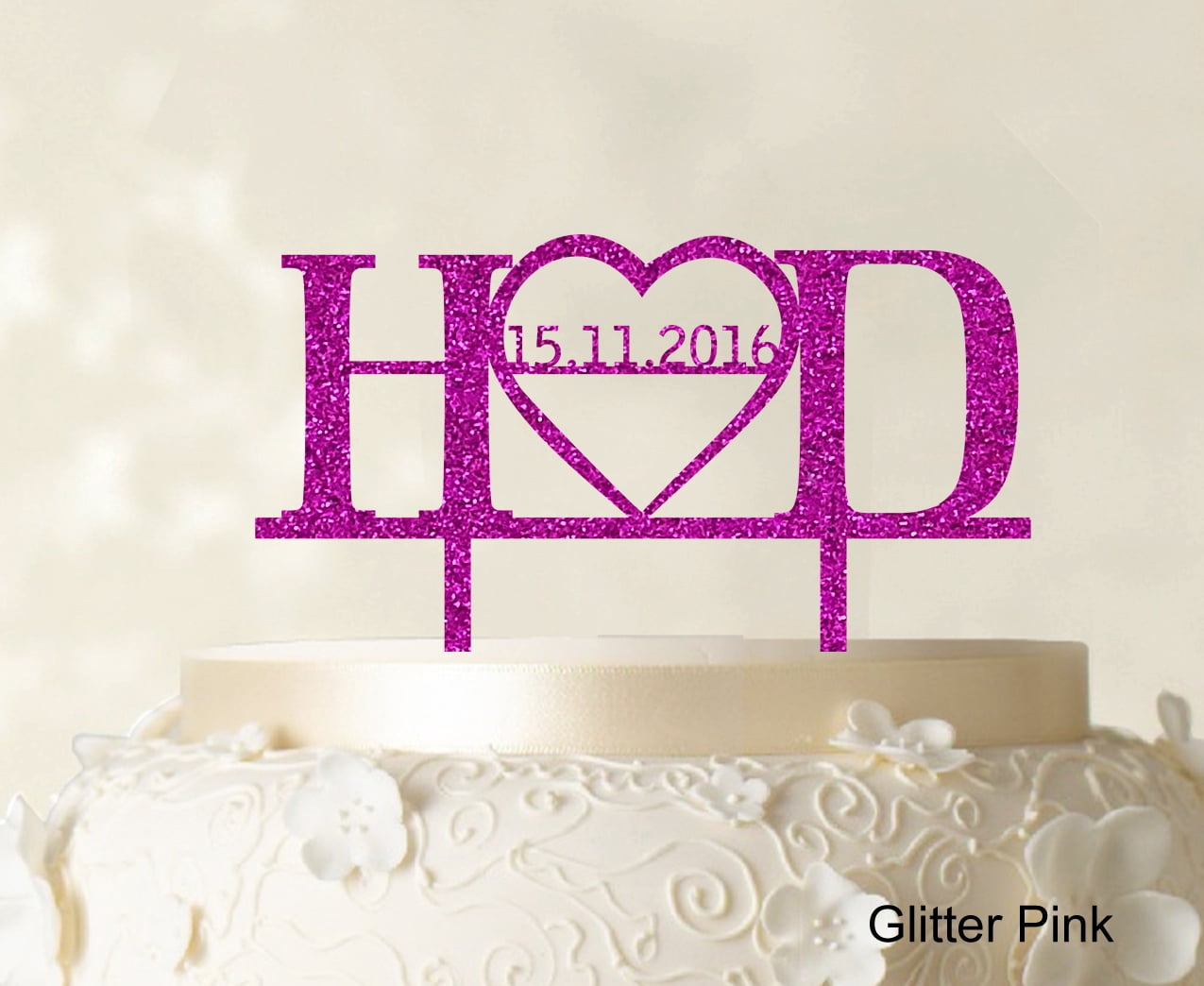 "Monogram Personalized Cake Topper Custom Wedding Cake Topper Cake ...