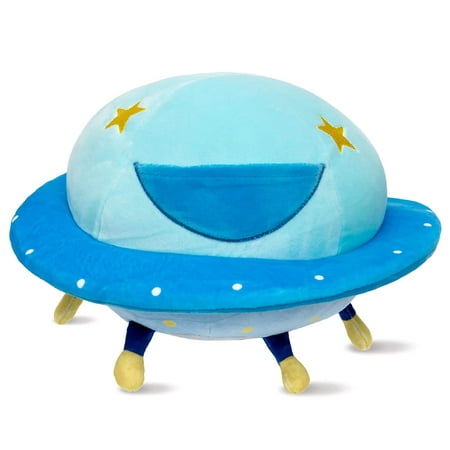 13in Spaceship Plush Toys for Kids 3-5 Made with Non-Toxic Super Soft ...