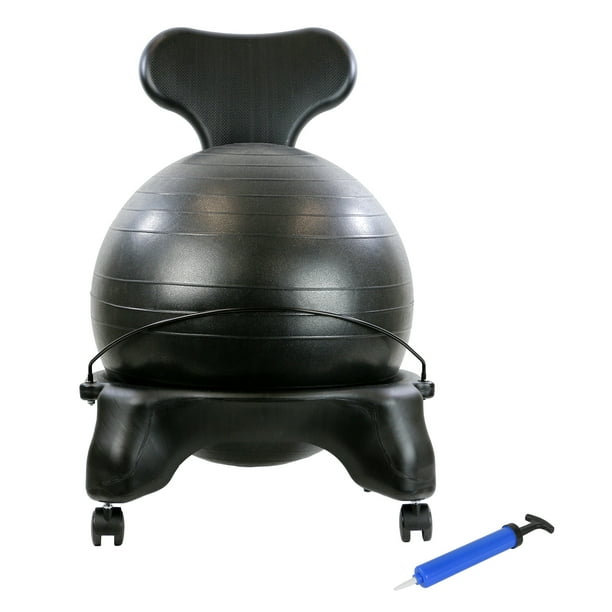 Cando Ball Chair Inflatable Ergonomic Active Seating Exercise Ball ...