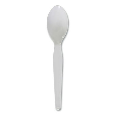 Boardwalk Mediumweight Polystyrene Cutlery, Soup Spoon, White, 1000 ...