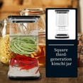Kimchi Jar With Dry Wet Separation Kimchi Container Plastic Pickling ...