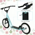 Kids Bike Aosom Youth Scooter Kick Scooter for Kids 5+ with Adjustable ...