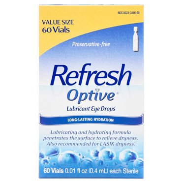 Refresh Optive Mega-3 Lubricant Eye Drops, 0.01 fl oz (0.4ml) - Walmart.com
