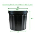 3 Gal. Plastic Nursery Pots (11.36 Liters) 10-Pack - Walmart.com