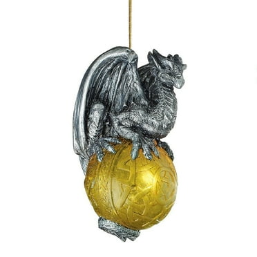 Design Toscano The Black Coal Dragon 2016 Holiday Ornament - Walmart.com