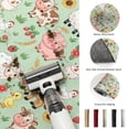 Cute Animals Area Rugs 3.3' (Round) Sheep Pig Horse Cow Duck Chicken ...