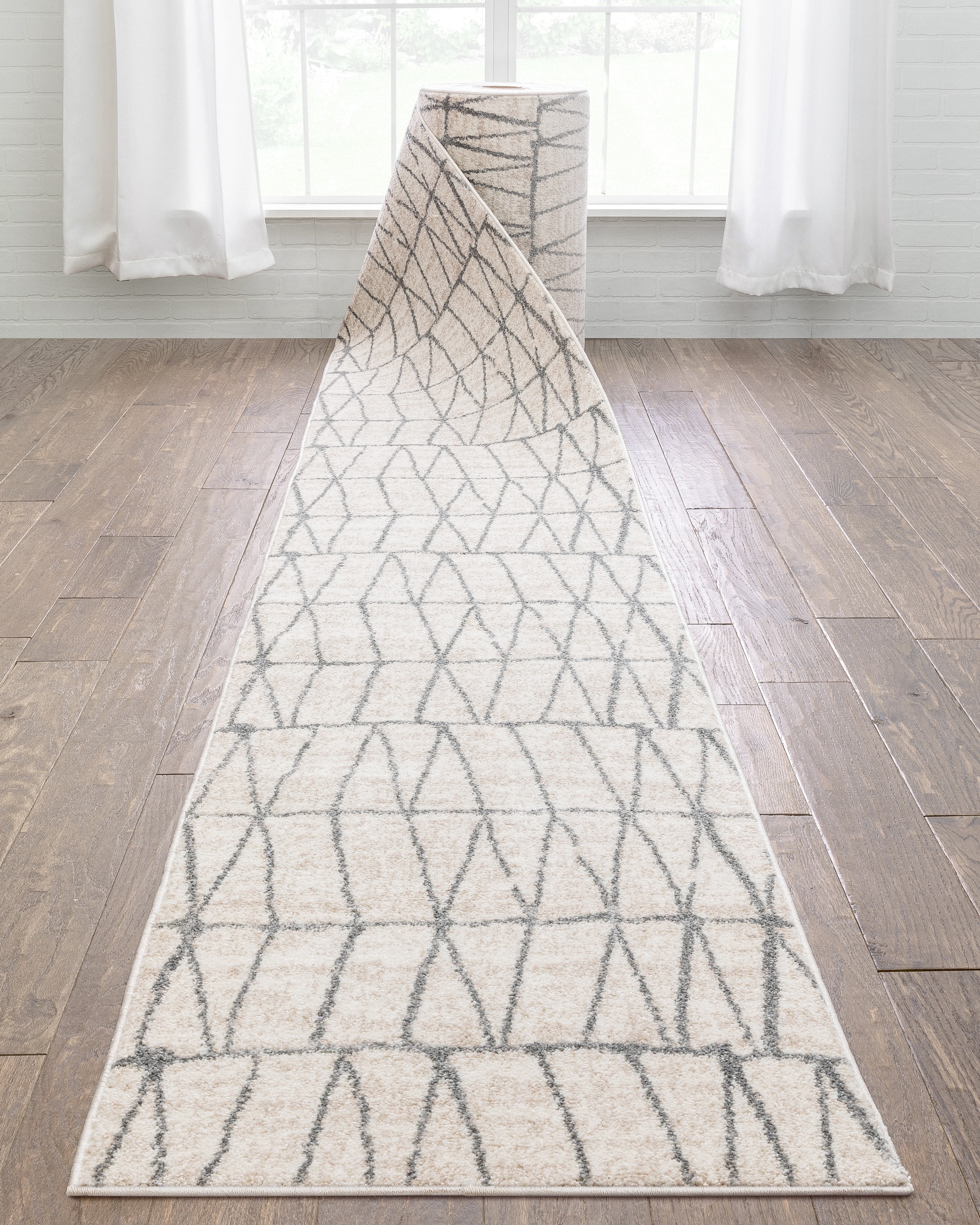 Well Woven Custom Size Runner - Choose Your Length - Crox Ivory Nordic ...