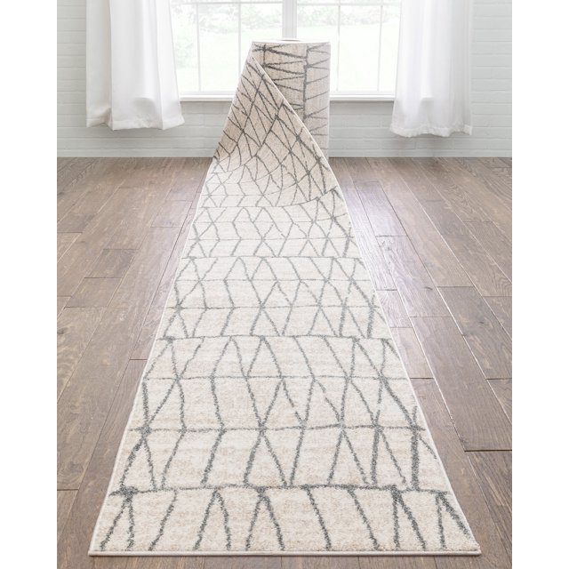 Well Woven Custom Size Runner - Choose Your Length - Crox Ivory Nordic ...