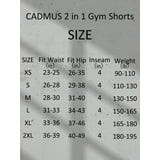 Cadmus 2 in 1 Women's Workout Shorts for Athletic Gym Running Shorts ...