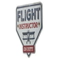 Flight Instructor Hex Embossed Metal Sign - Walmart.com