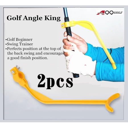 A99 Golf Angle King 2pcs Wrist Swing Trainer Guide for Improving ...