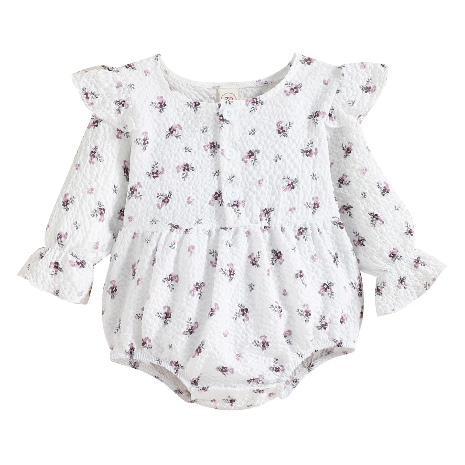 Click here for Felwors Infant Girls Long Sleeve Floral Prints Rom... prices
