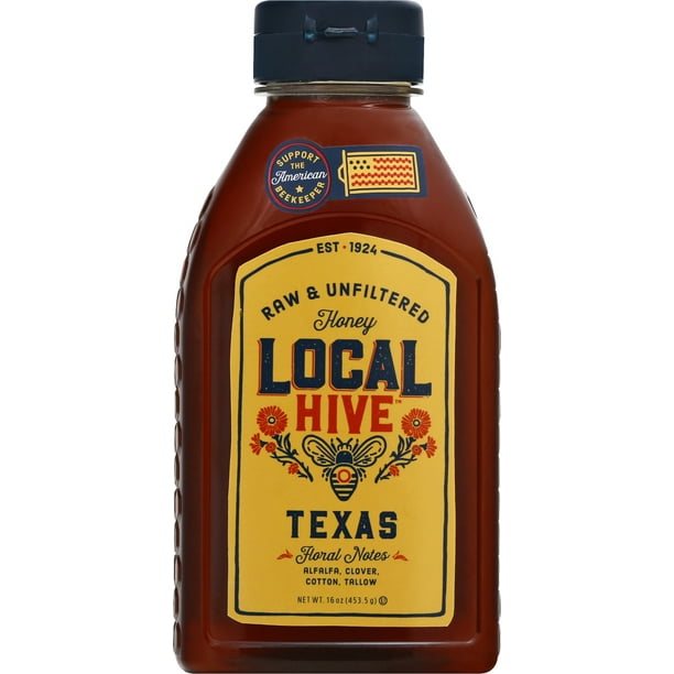 Local Hive Raw & Unfiltered Texas Honey 16 oz - Walmart.com - Walmart.com Local Hive Raw & Unfiltered Texas Honey 16 oz - Walmart.com - Walmart.com