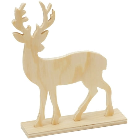 Wood Table Top Deer-6.1"X2"X7.67" | Walmart Canada