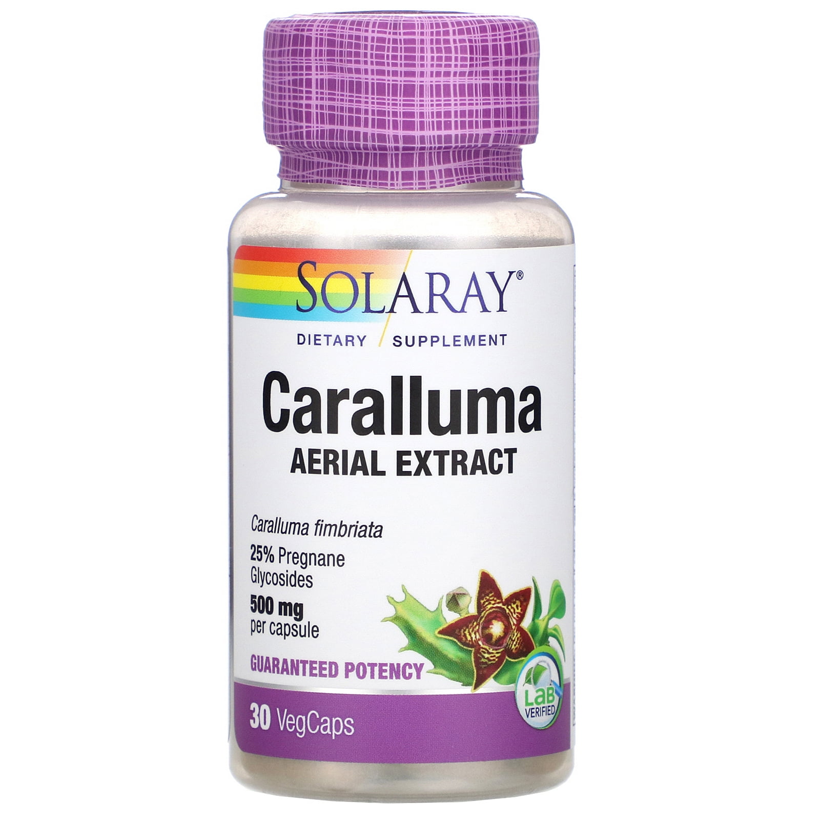 Solaray - Ayurvedic Herbs Caralluma Fimbriata 500 mg. - 30 Vegetarian ...