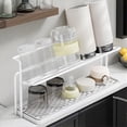 Water Bottle Drying Rack With Drain Tray - 2-Tier Kitchen Cup Storage ...