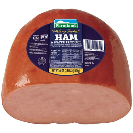 Farmland Hickory Smoked Boneless Ham & Water Product 2.5 lb. Pack ...