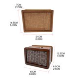 MOMOJIA Wooden Money Box with Saving Money Goal Counter Reusable Home ...