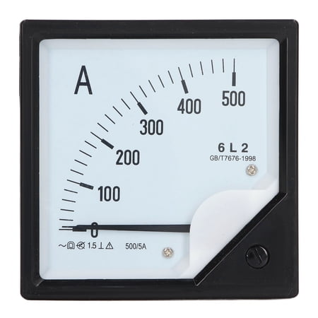 Pointer AC Ammeter, Analog Meter Clear Scales Fine Tuning Dial Buttons ...