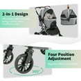 UBesGoo Pet Stroller 3 in 1, Folding Lightweight Dog Stroller with ...