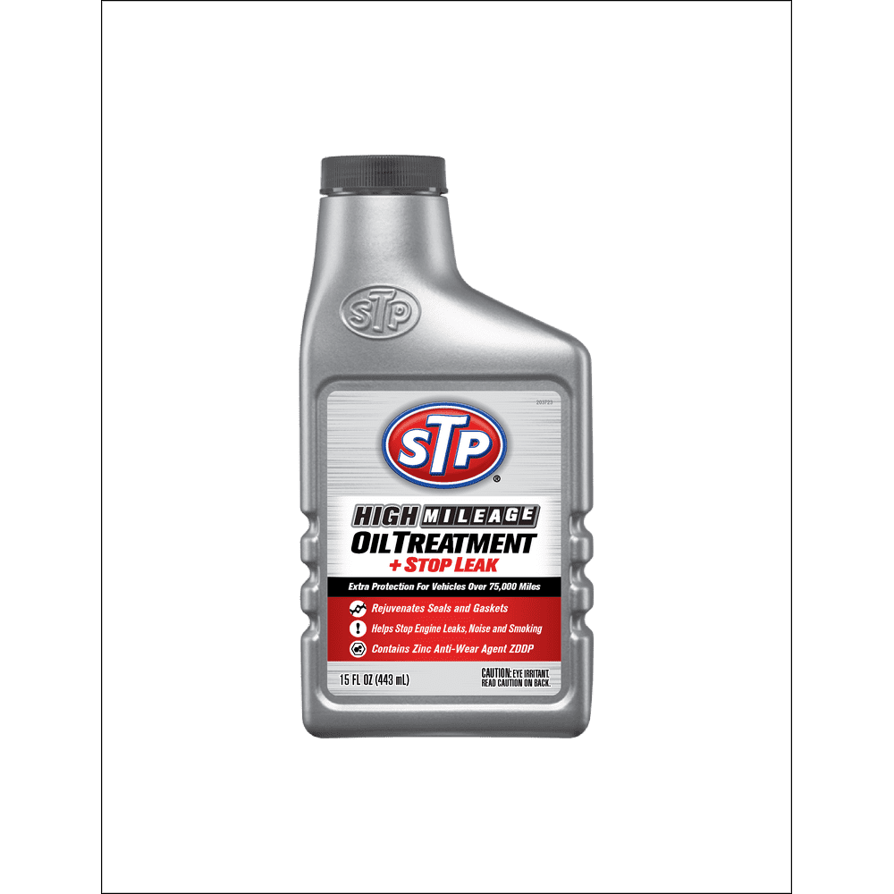 STP High Mileage Oil Treatment + Stop Leak, 15 fl. oz. - Walmart.com ...
