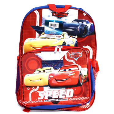Disney Pixar's Cars Lightning Mcqueen Shaped Large School Backpack ...
