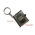 1PC Religion Small Size Bible KeyChain Book Christian Key Rings Gift ...