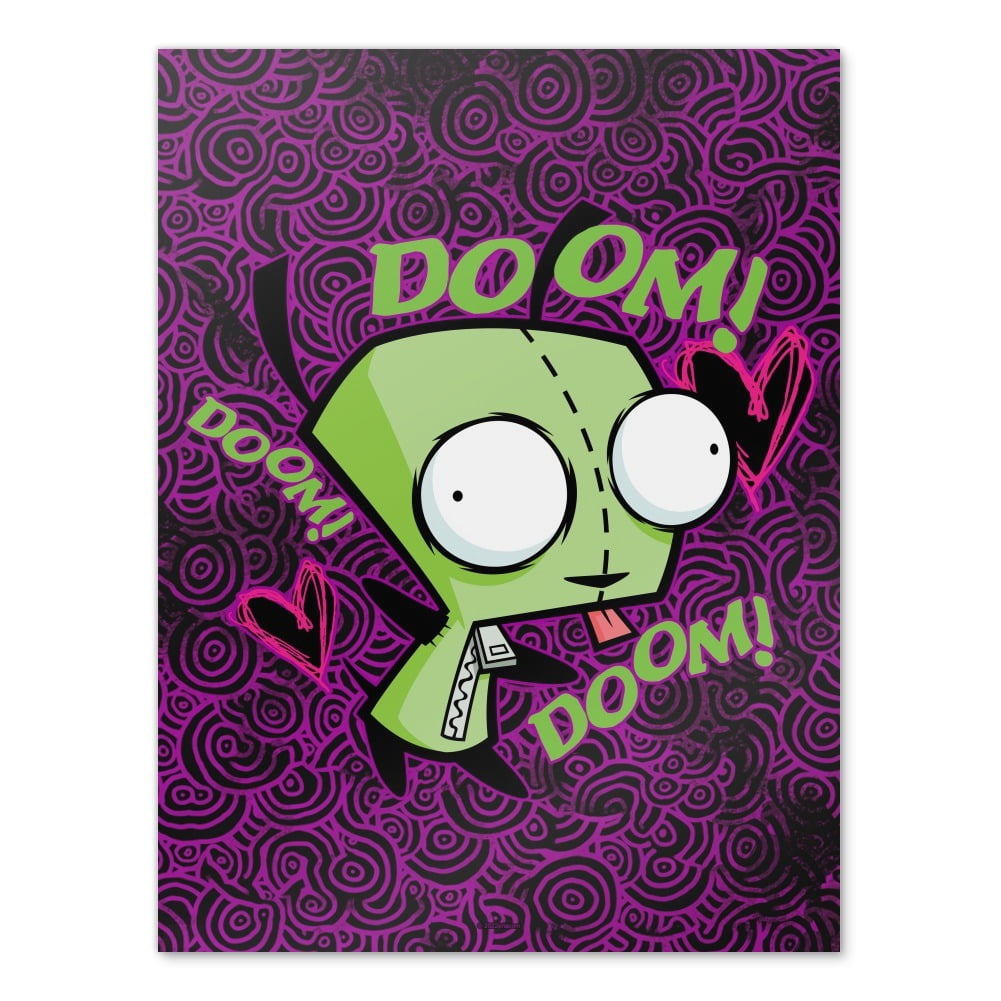 Invader Zim Gir Doom Dance Wall Art Picture Paper Poster Décor Home ...