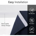 Highcool No Drill Curtain, Install Window Curtain Panels, Bedroom ...