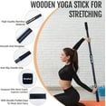 ,5 Ft Mobility Stick,Adjustable Stretching Stick,Portable Splicable ...