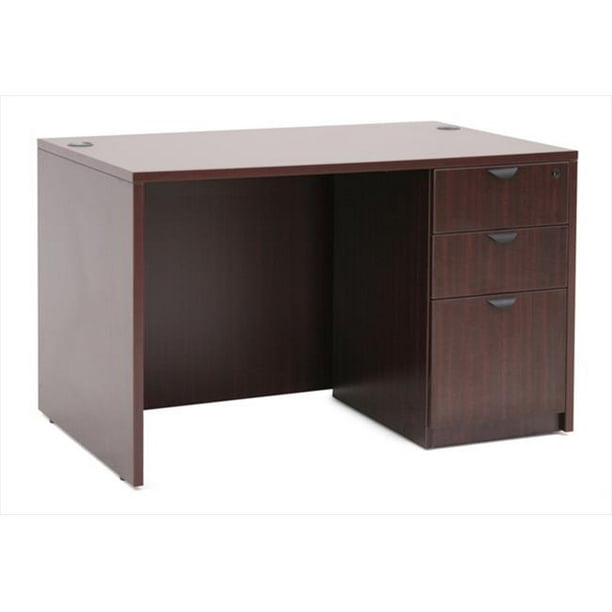 Regency LSPF4730MH 47 In. Desk & Bbf Ped - Mahogany - Walmart.com
