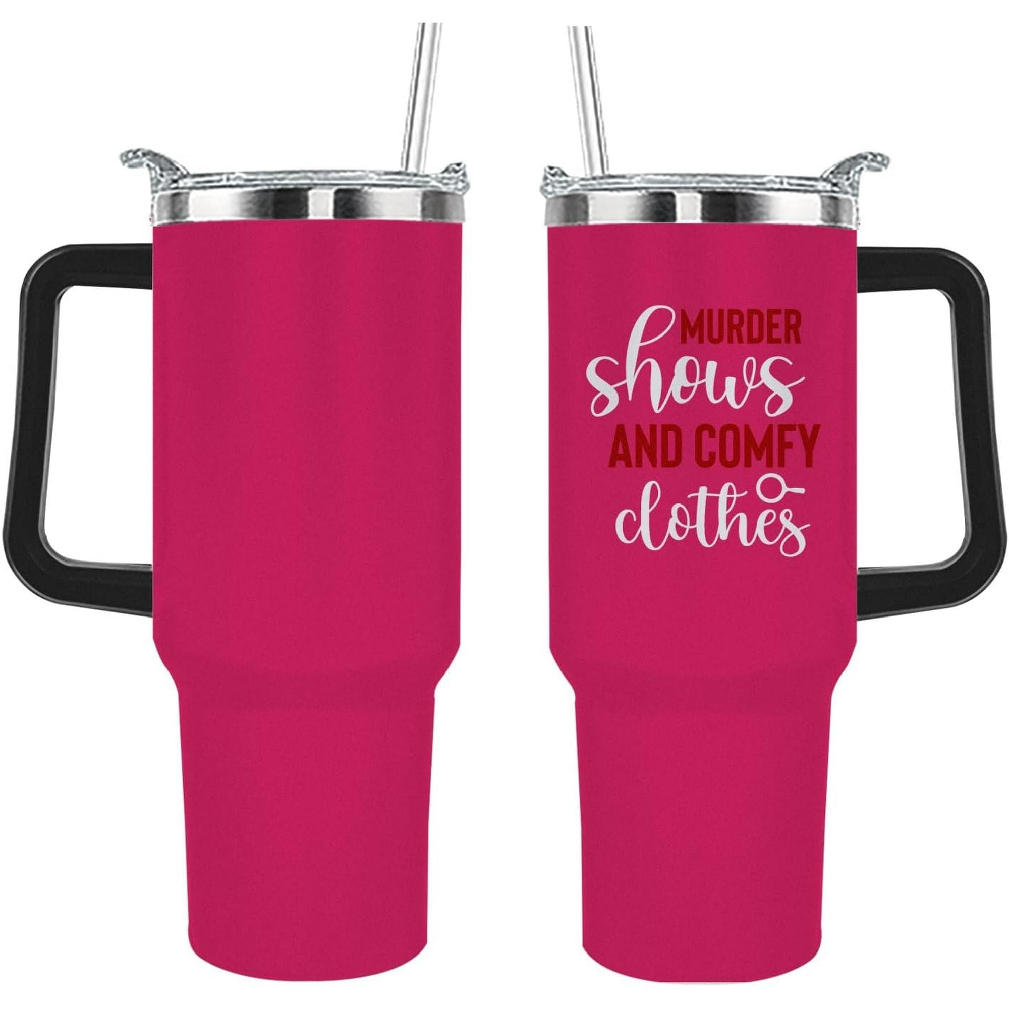 Click here for Standhustle 40 Oz Tumbler Pink Tumbler Murder Show... prices