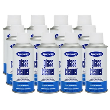 Sprayway Glass Cleaner 4oz, Streak-Free Window Cleaner Spray, Ammonia ...