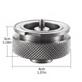 2Pcs Outdoor Propane Gas Tank Adapter,Flat Butane Gas Connector ...