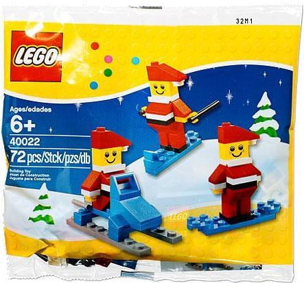 LEGO Santa 3-Pack Mini Set #40022 [Bagged] - Walmart.com