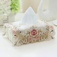ZHIMAO Exquisite Vintage Lace Fabric Tissue Box Cover European Style ...